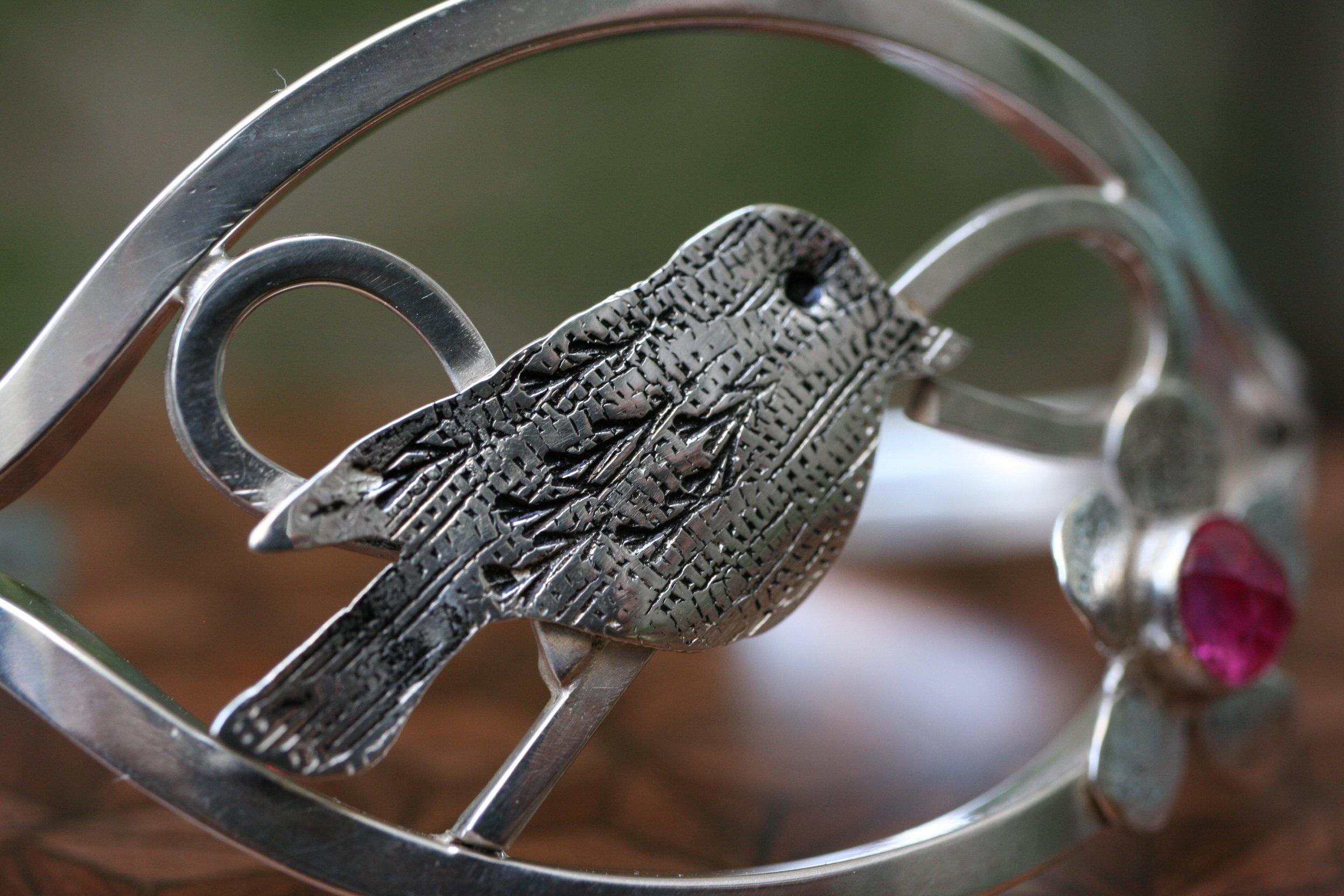 Handcrafted Bird & Floral Sterling Silver Jewelry — Ellis Cole – Ellis ...
